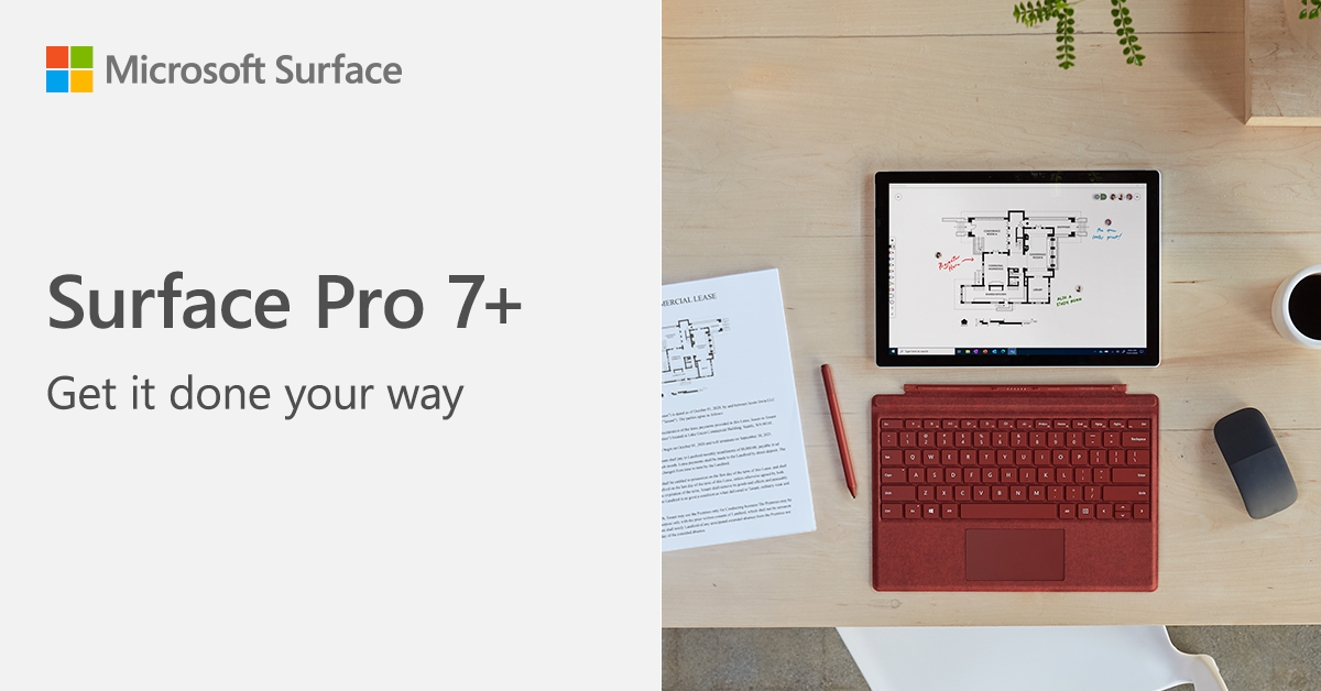 Meet Microsoft Surface Pro 7+. It’s all about adaptability. – Tellus ...