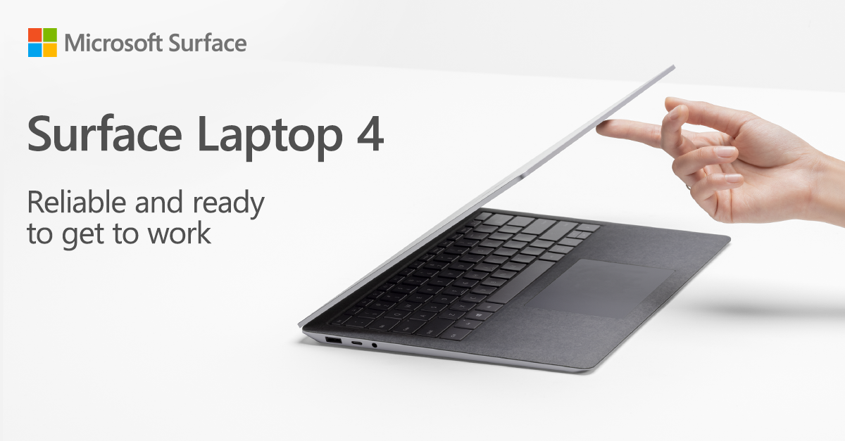 Microsoft Surface Laptop 4: Security, performance, and easy deployment ...